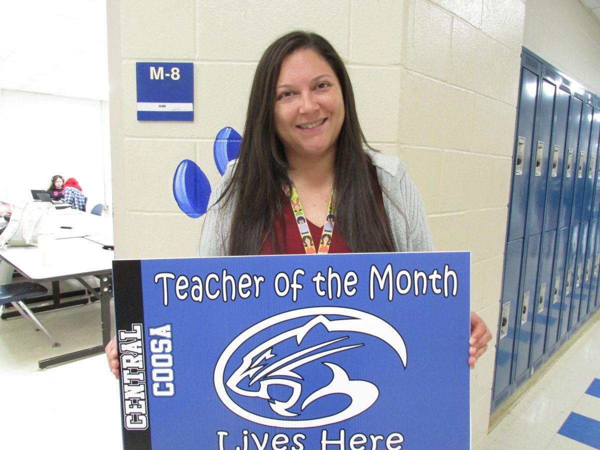 CHS announces Teacher of the Month, Justine Clark – The Coosa County News