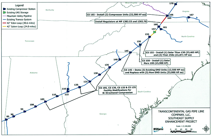 Williams Pipeline developing Southeast Supply Enhancement Project – The ...