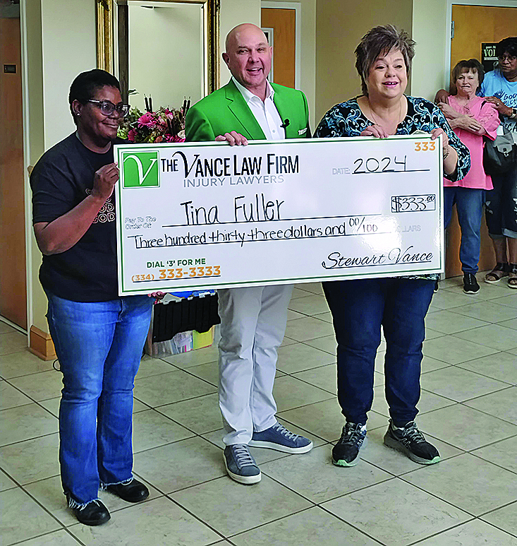 Fuller recognized in “Pay it Forward” program – The Coosa County News
