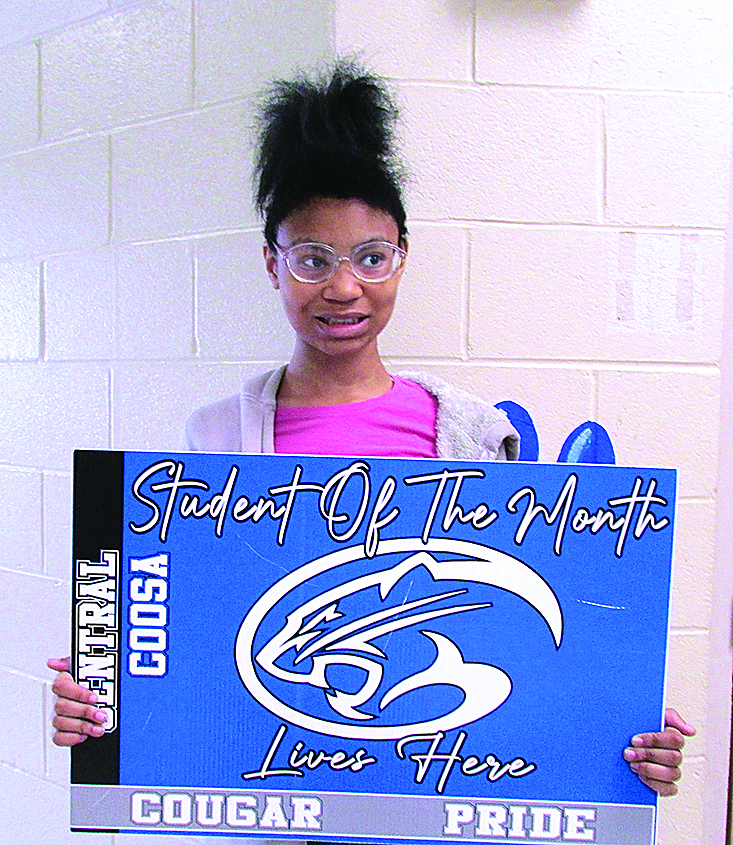 Central High School announces Students of the Month – The Coosa County News