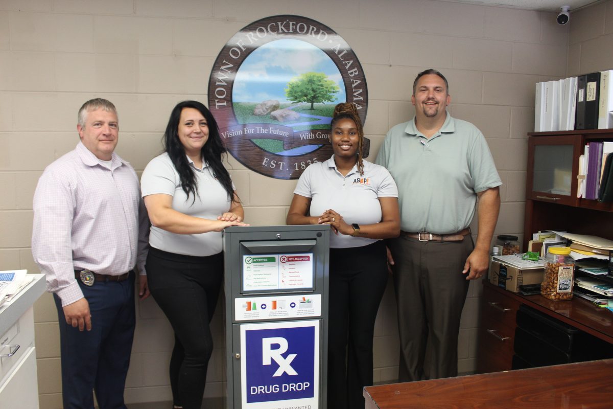 Drug drop box installed at Rockford – The Coosa County News