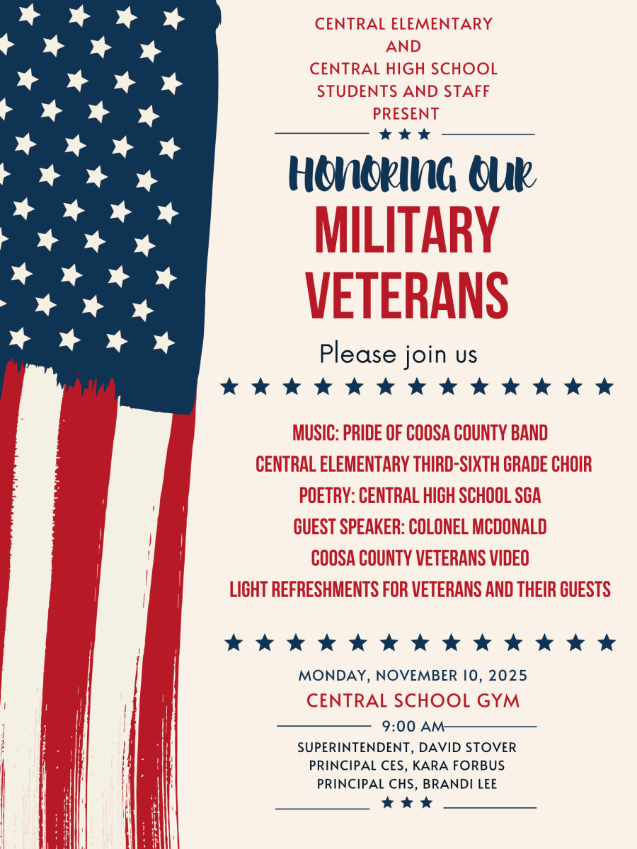 School Veterans Program flyer – The Coosa County News